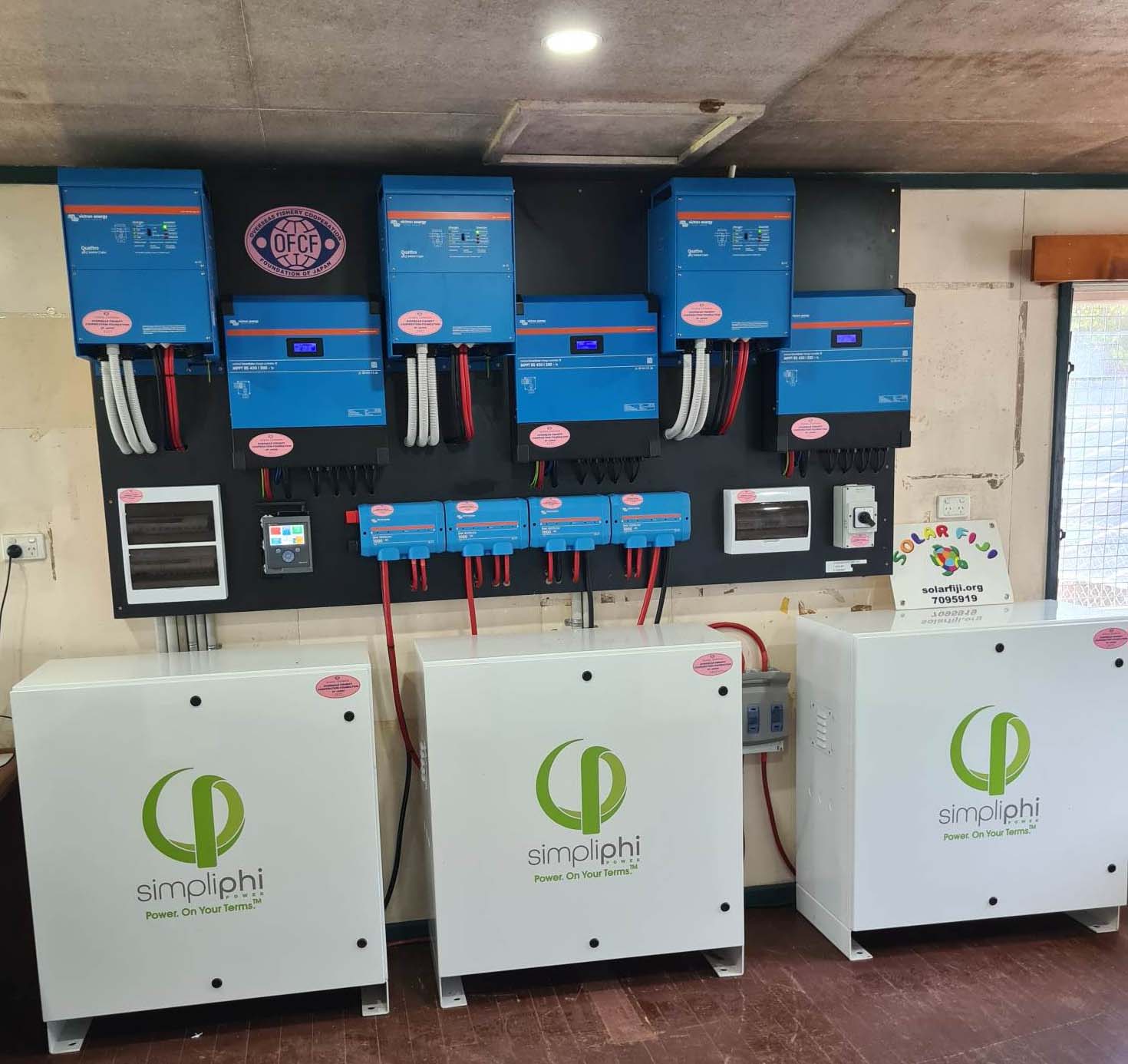 Commercial Victron off Grid Solar System for Ministry of Fisheries ...